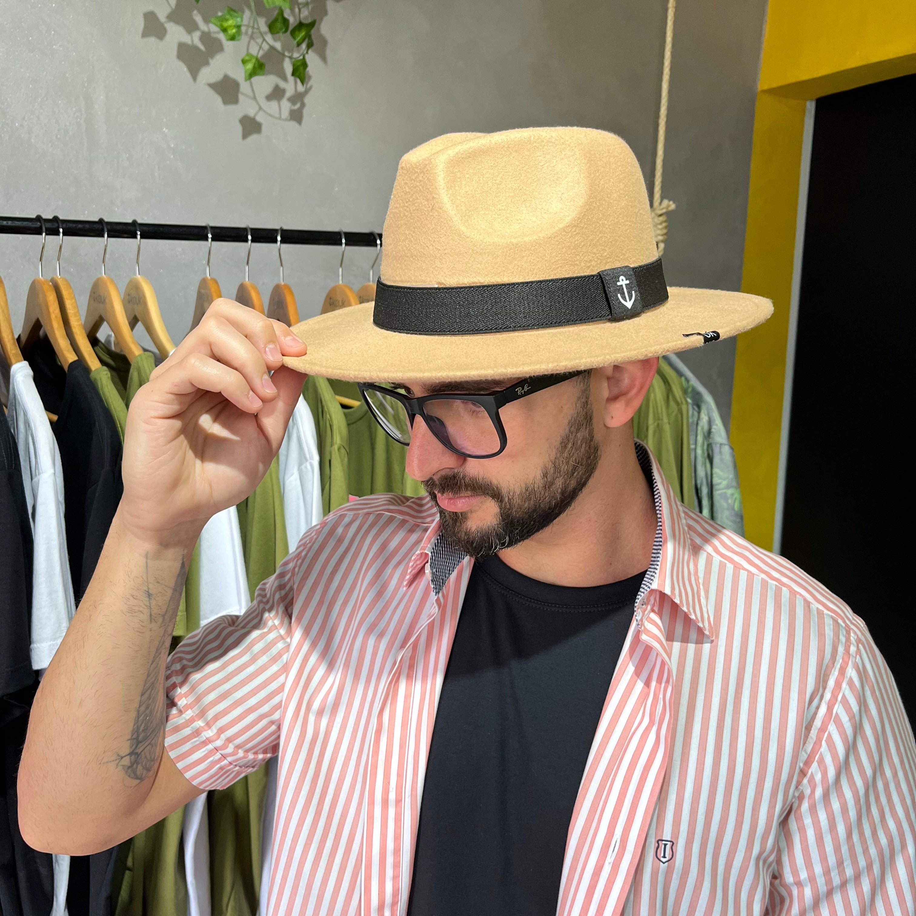 Chapéu Panamá Fedora Feltro Inverno Kouk Authentic - Chapéus para o Frio